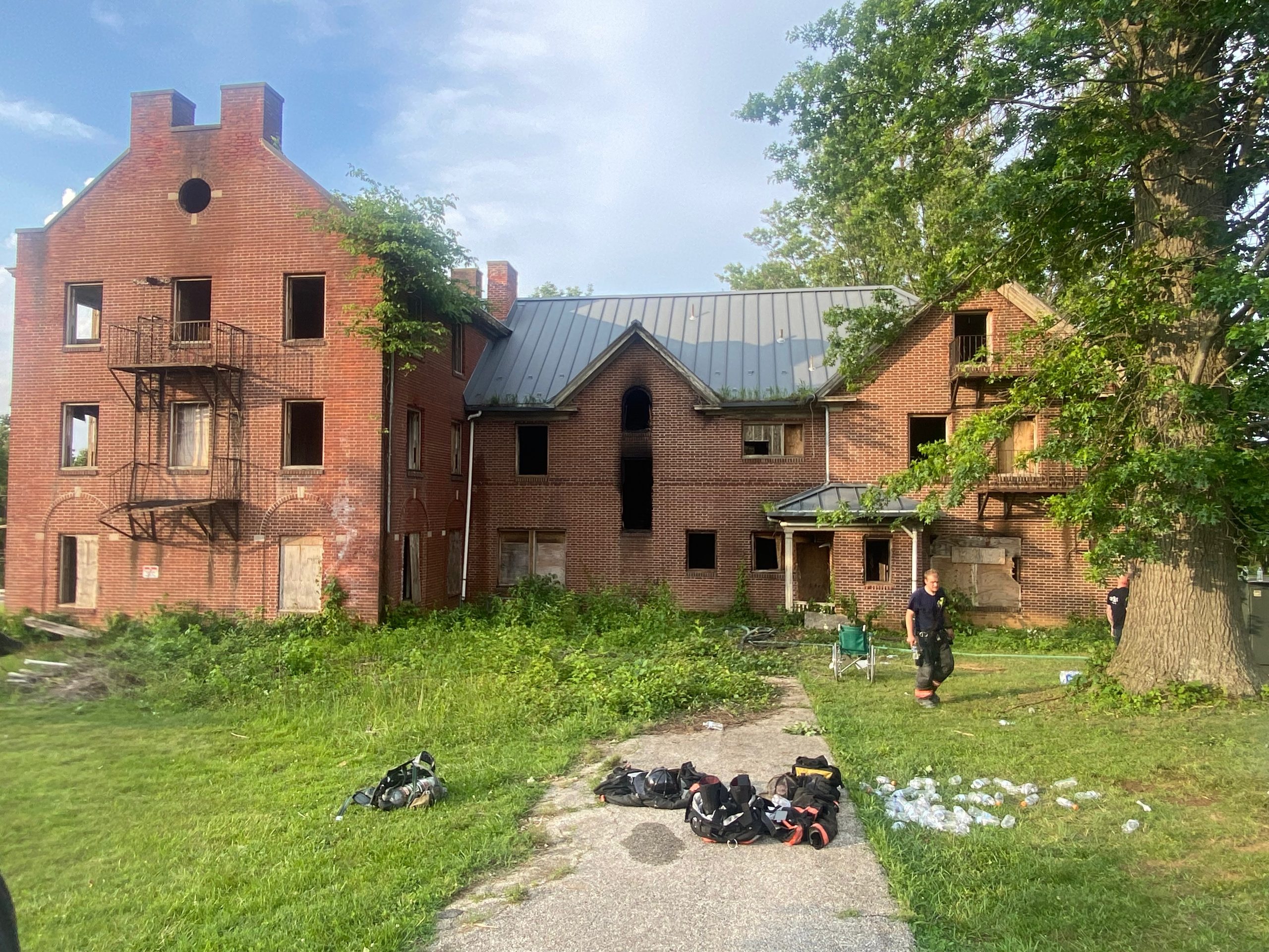 Fire Showing at Vacant Structure Fire at the old Bissell Hospital on ...