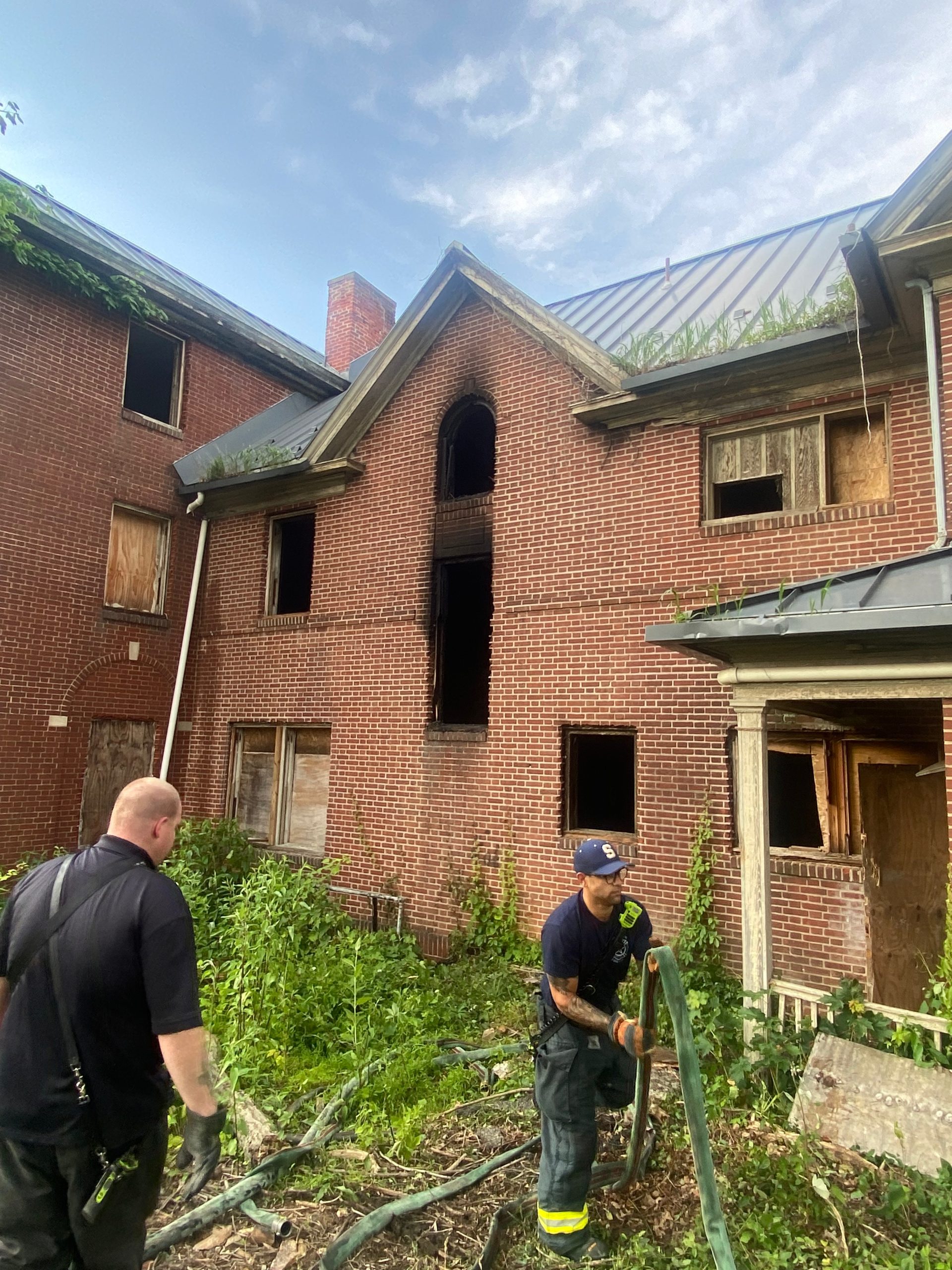 Fire Showing at Vacant Structure Fire at the old Bissell Hospital on ...