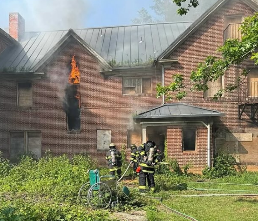Fire Showing at Vacant Structure Fire at the old Bissell Hospital on ...