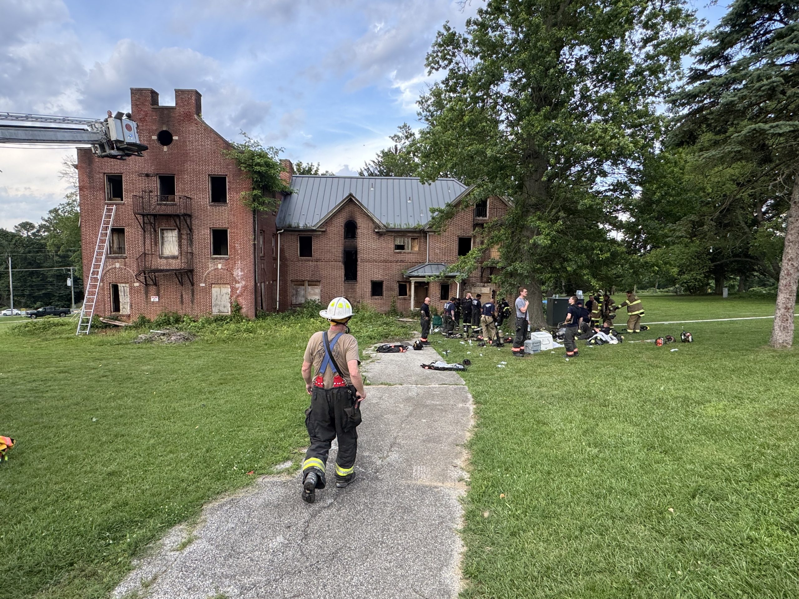 Fire Showing at Vacant Structure Fire at the old Bissell Hospital on ...